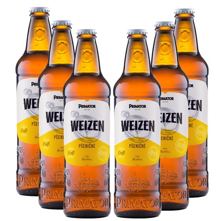 Bere nefiltrata Craft Primator Weizen, 4,8%, Sticla, 6 x 0.5 L - eMAG.ro