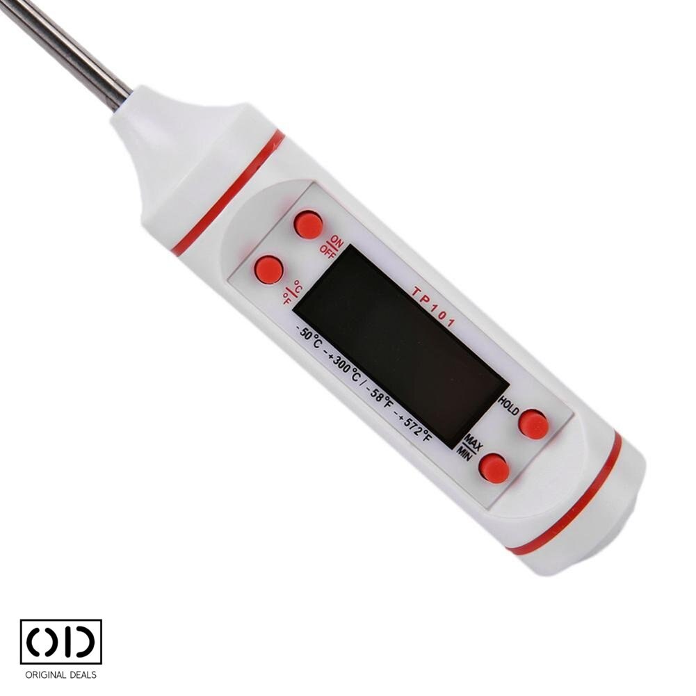 Termometru Digital Alimentar pentru Mancare si Bauturi, cu Sonda ...