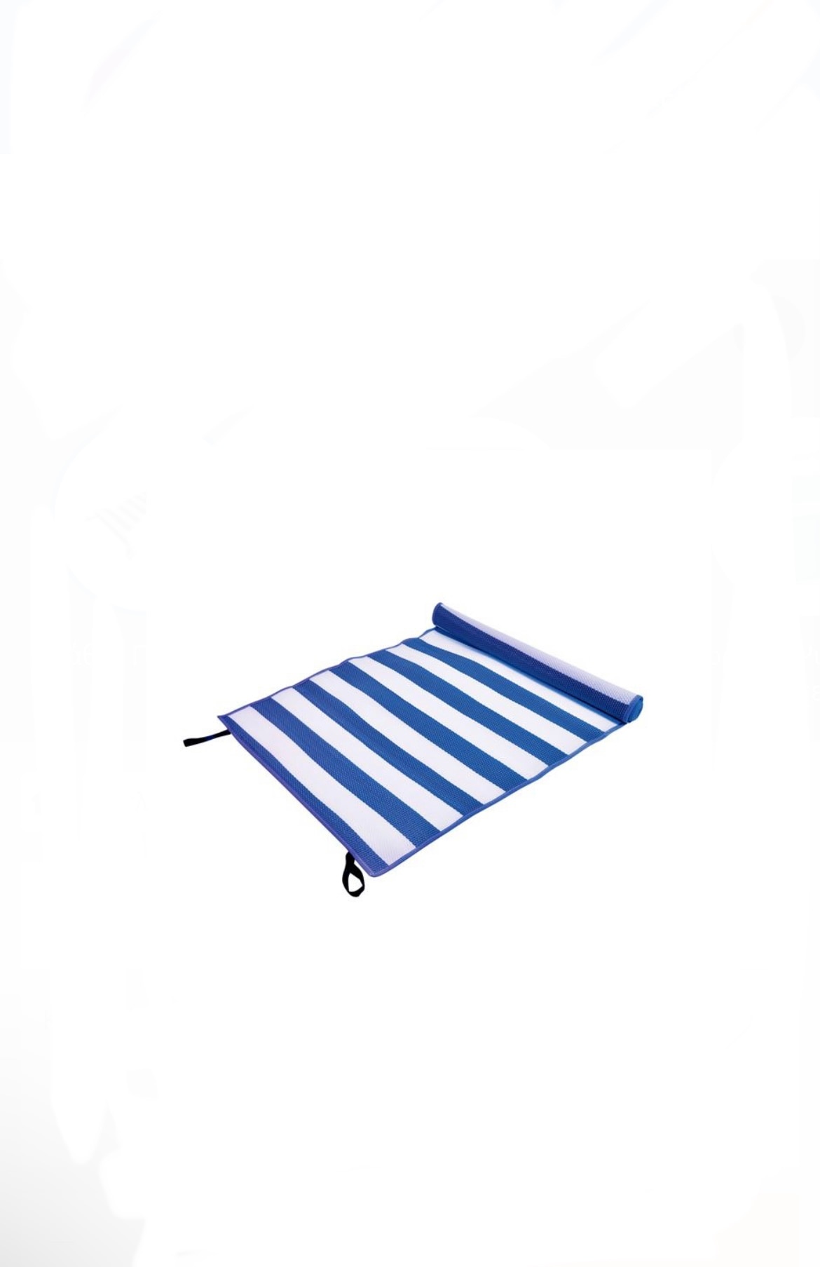 Rogojina de plaja, alb/albastru, cu tesatura densa ce nu permite ...