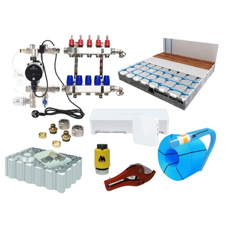 Kit incalzire prin pardoseala cu agent termic sistem uscat pentru ...