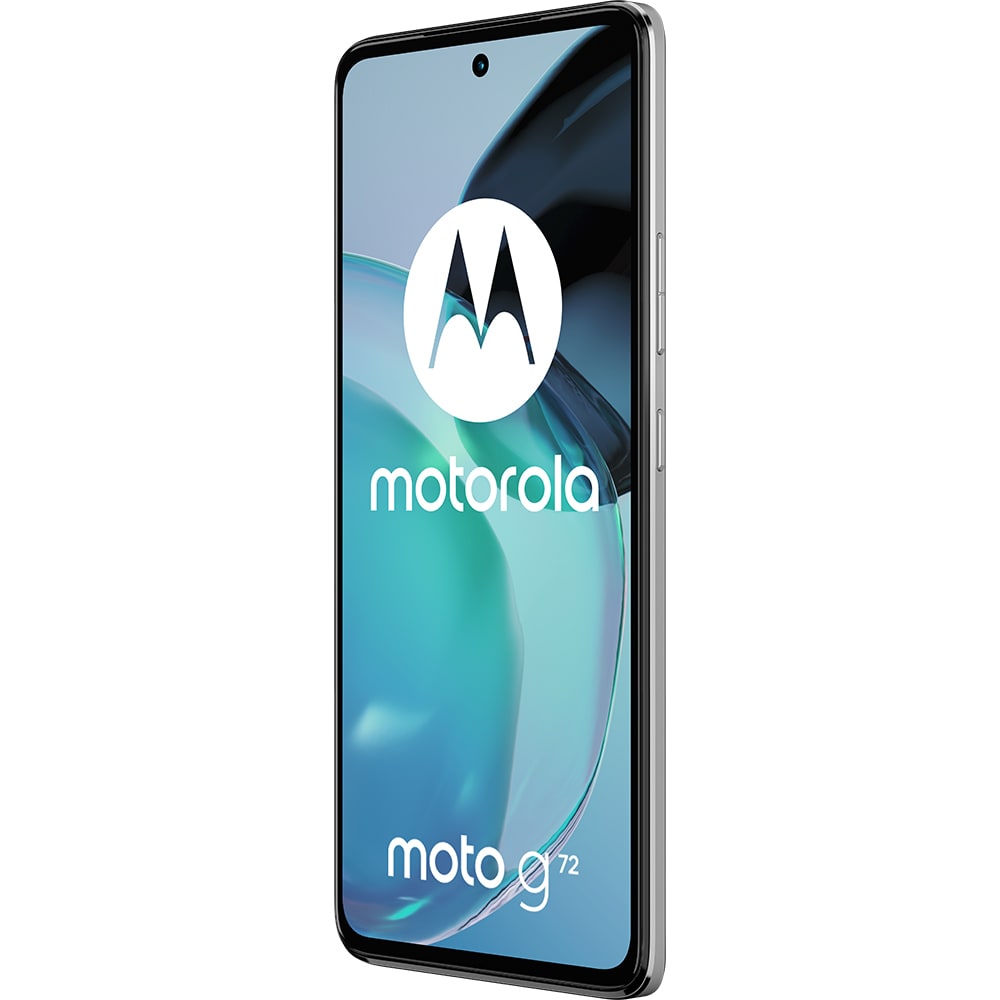 Telefon mobil Motorola Moto g72, Dual SIM, 128GB, 6GB RAM, 4G, Mineral White - eMAG.ro
