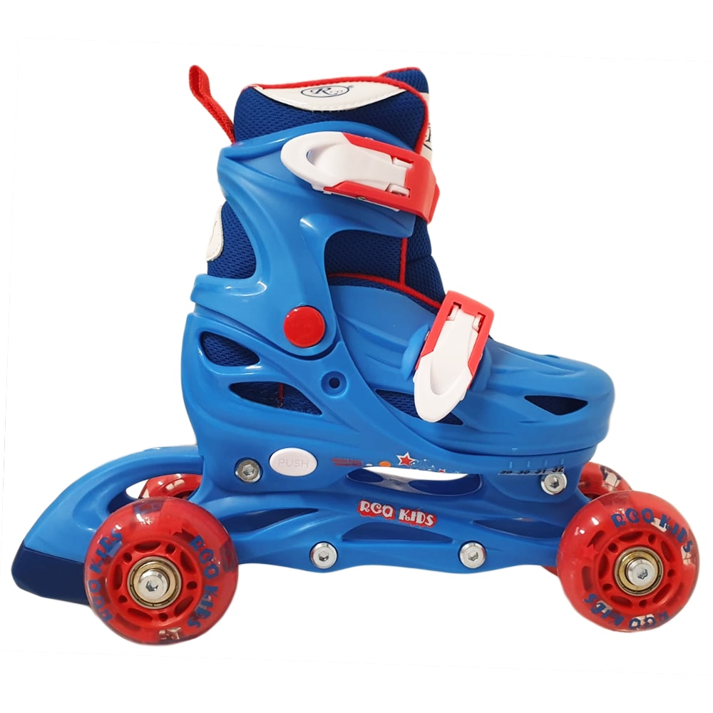 Set role reglabile pentru copii cu pozitionarea multipla a rotilor cu ...