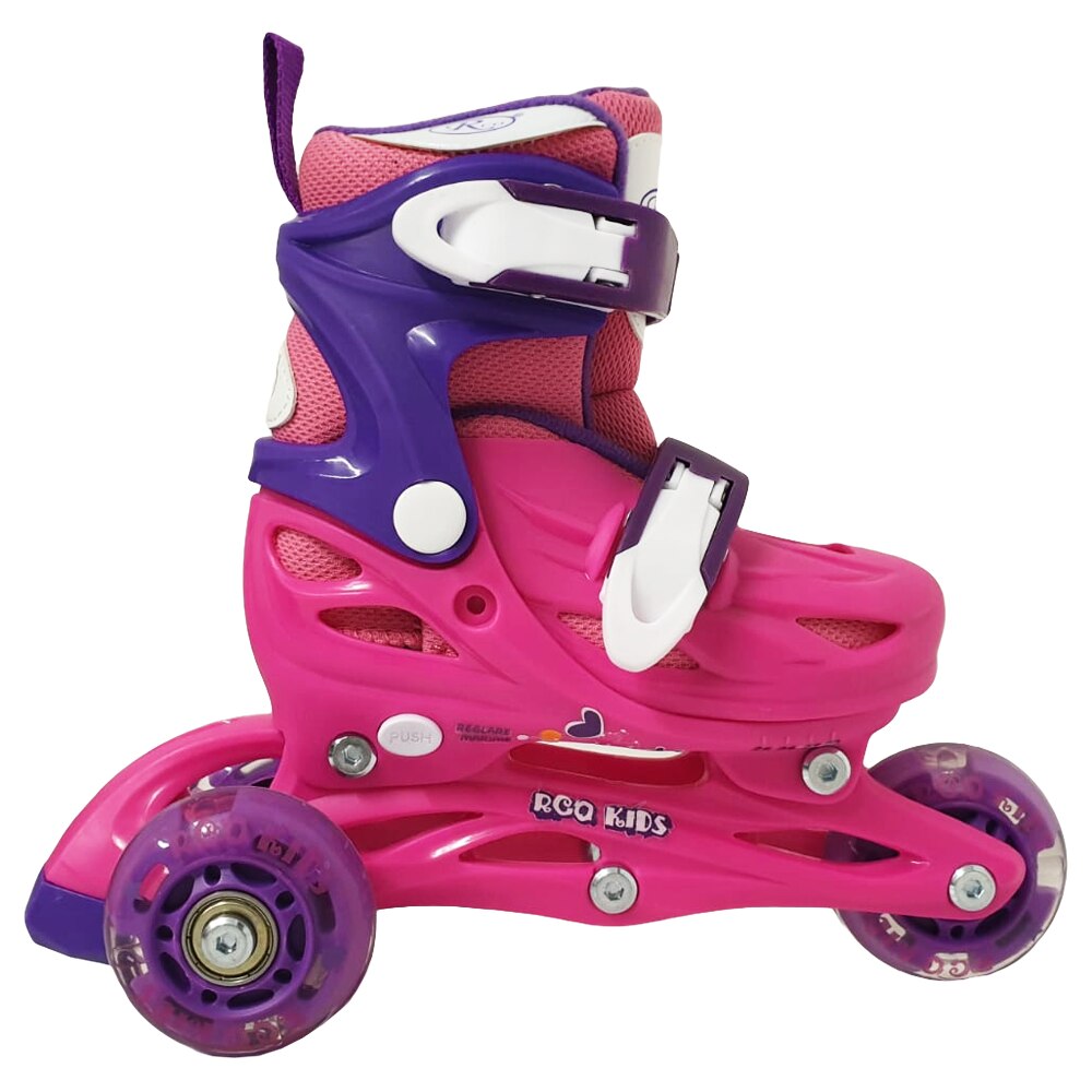 Set role reglabile pentru copii cu pozitionarea multipla a rotilor cu ...