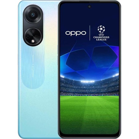 Telefon mobil OPPO A98, Dual SIM, 256GB, 8GB RAM, 5G, Dreamy Blue - eMAG.ro
