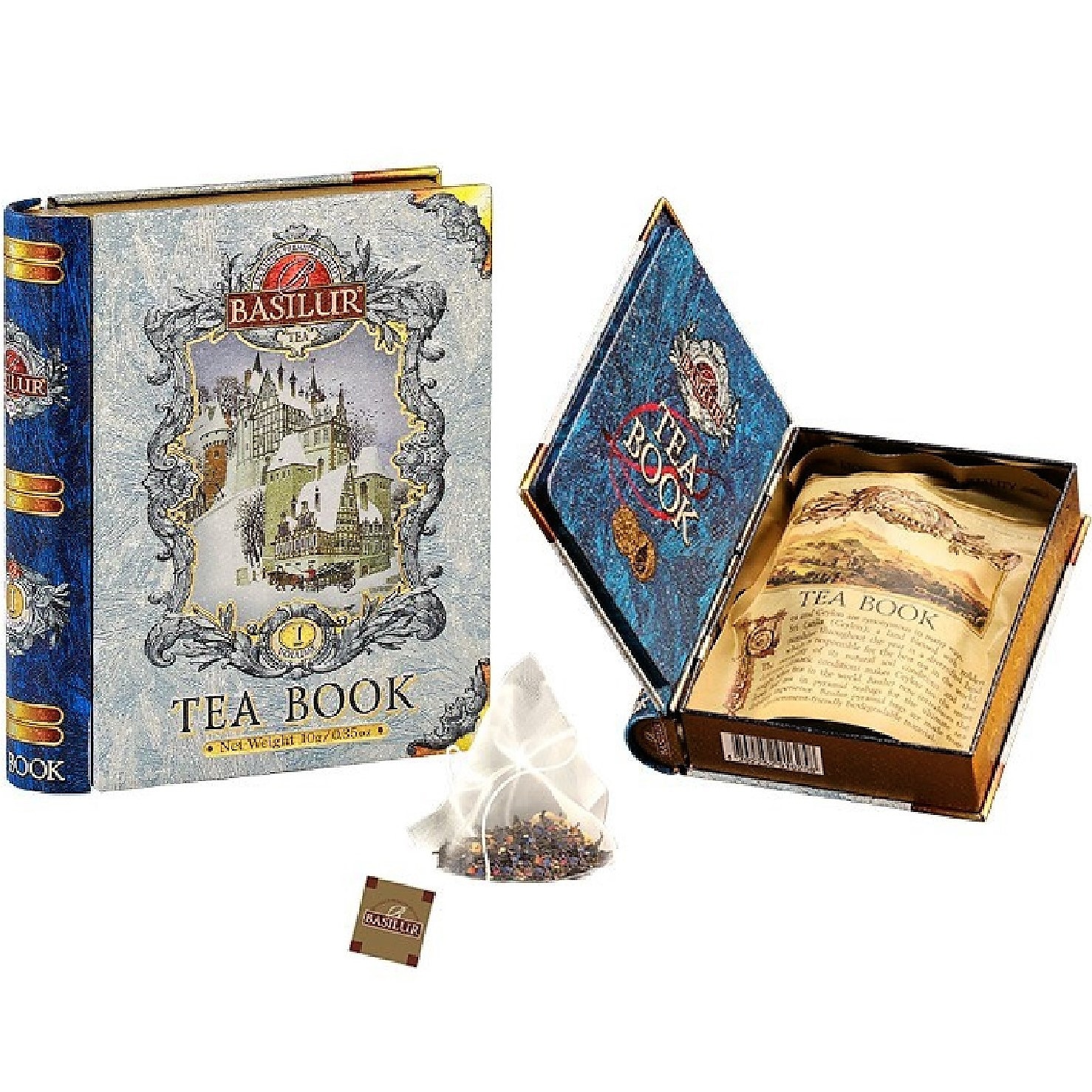Ceai negru ceylon "Mini Tea Book" vol1 cu Iasomie, Floare de colt ...