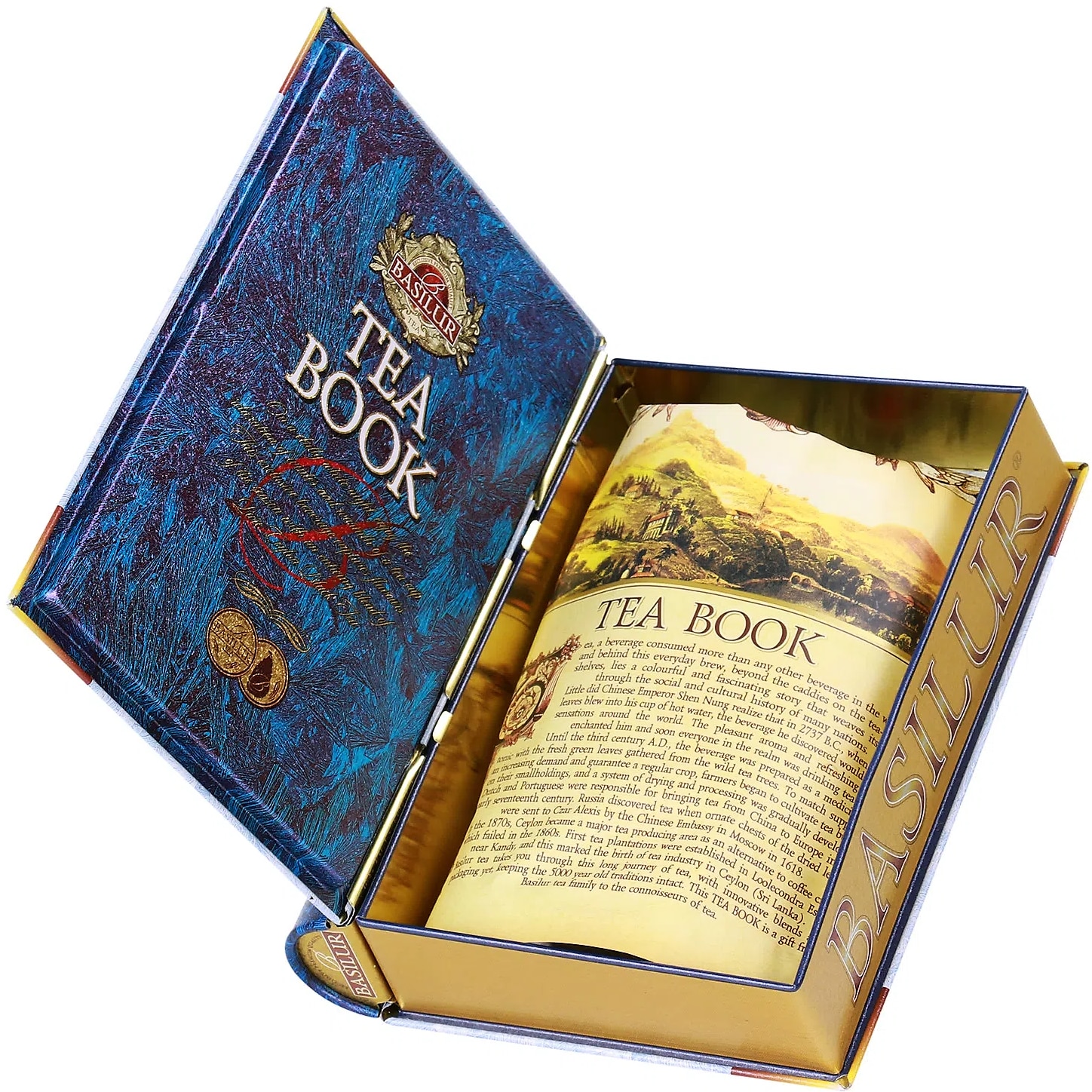 Ceai negru ceylon "Mini Tea Book" vol1 cu Iasomie, Floare de colt ...