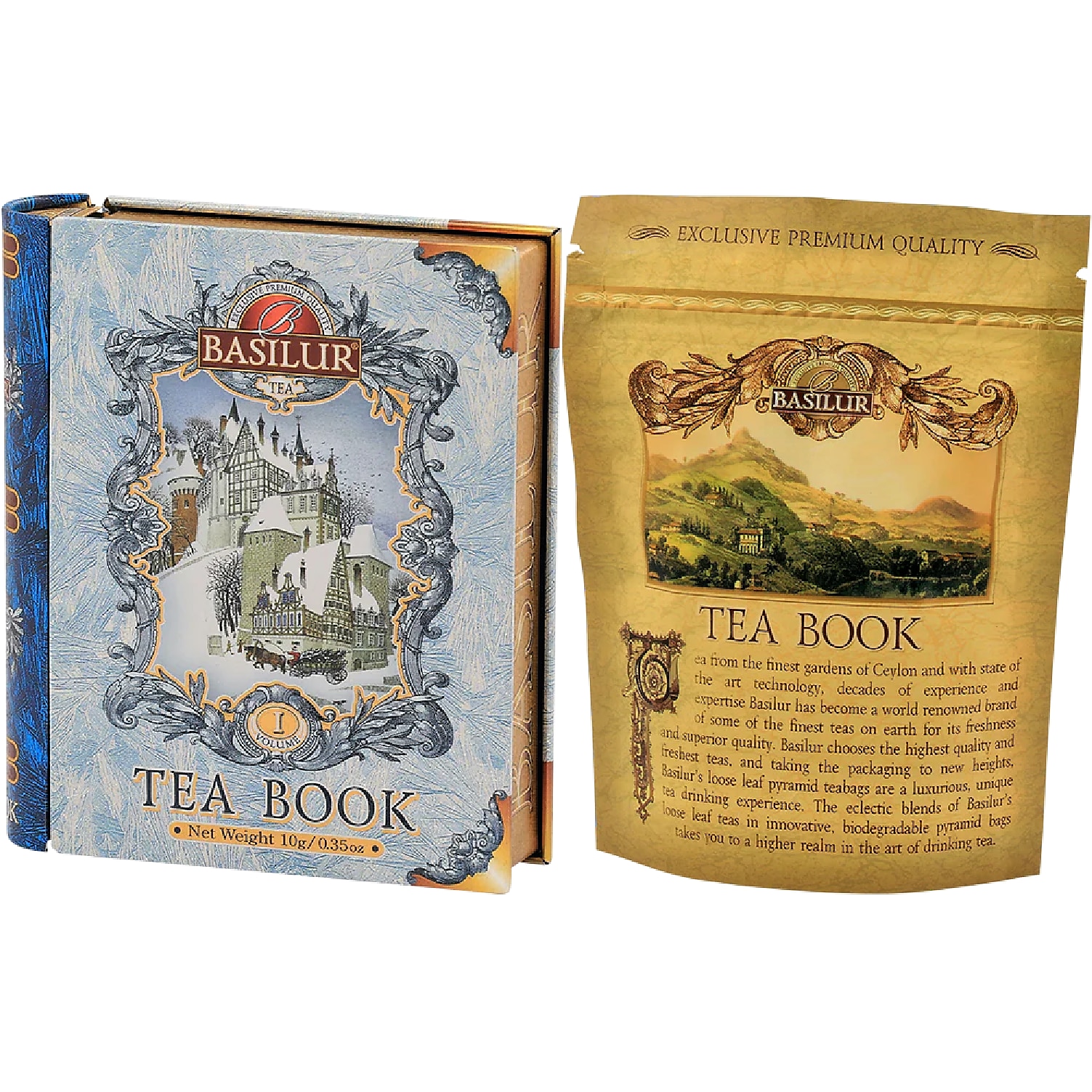 Ceai negru ceylon "Mini Tea Book" vol1 cu Iasomie, Floare de colt ...