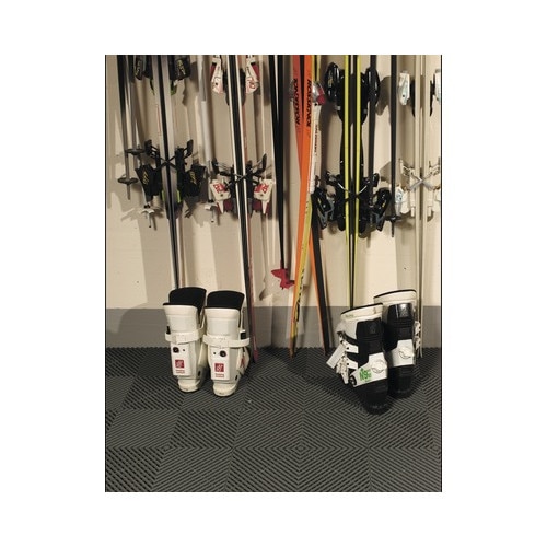 Set 6 placi pvc modulare pentru podea garaj, balcon, terasa, rezistente ...