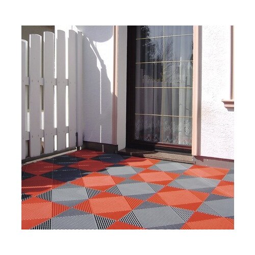 Set 6 placi pvc modulare pentru podea garaj, balcon, terasa, rezistente ...