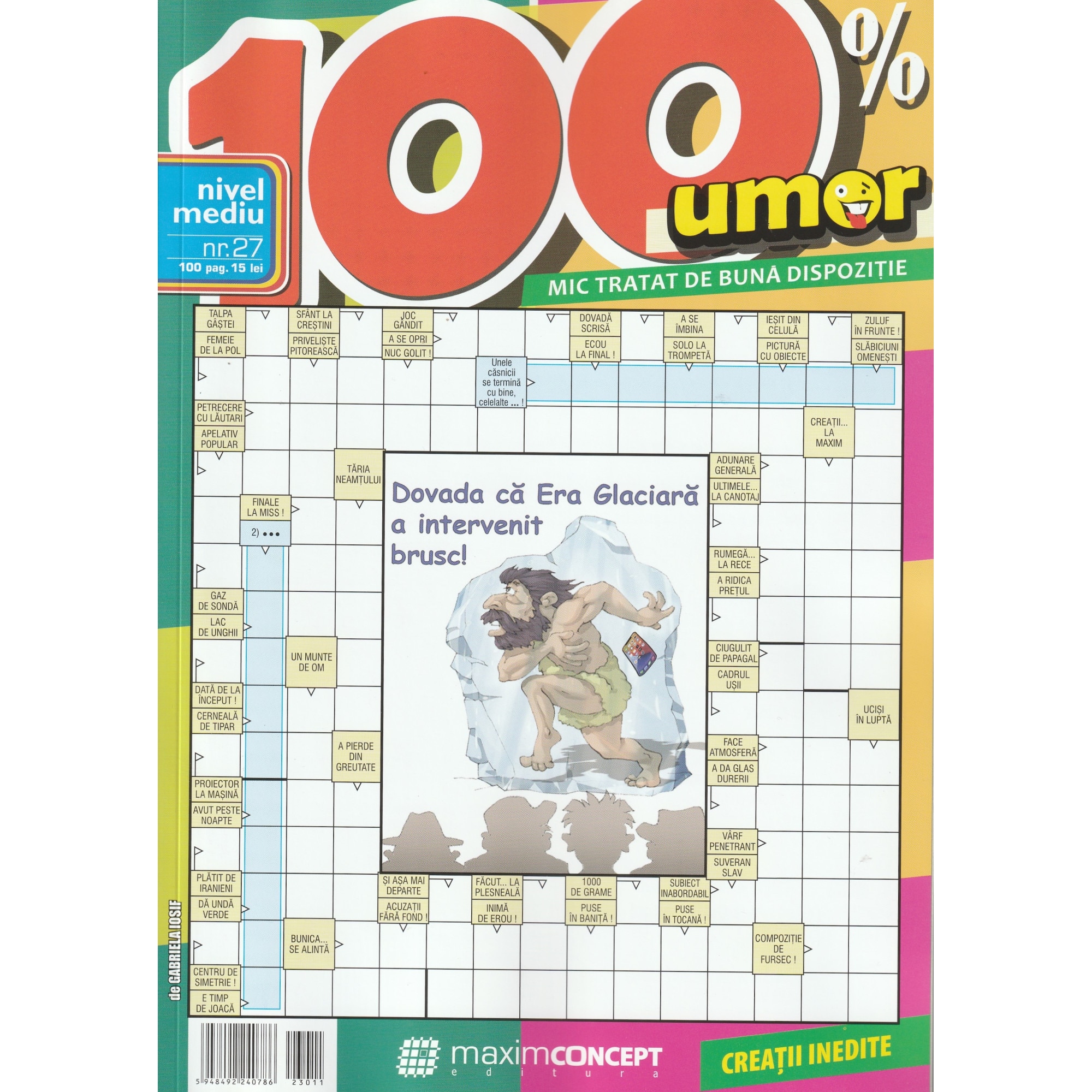 Integrame 100% umor Maxim nr 27 - nivel mediu - eMAG.ro