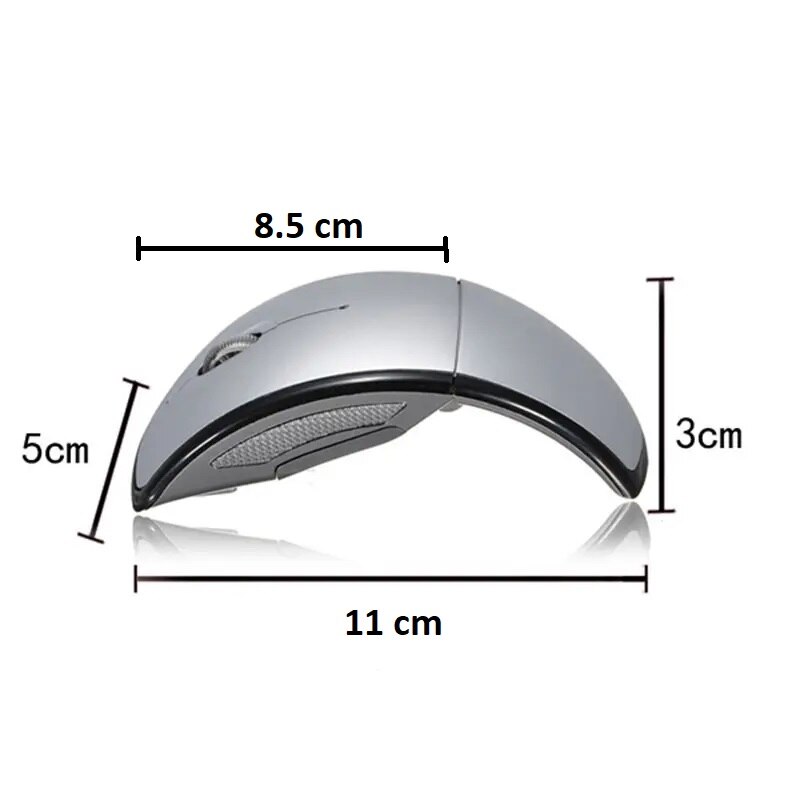 Mouse Wireless Welora®, Pliabil, Ultra Slim, Ergonomic, Conexiune ...