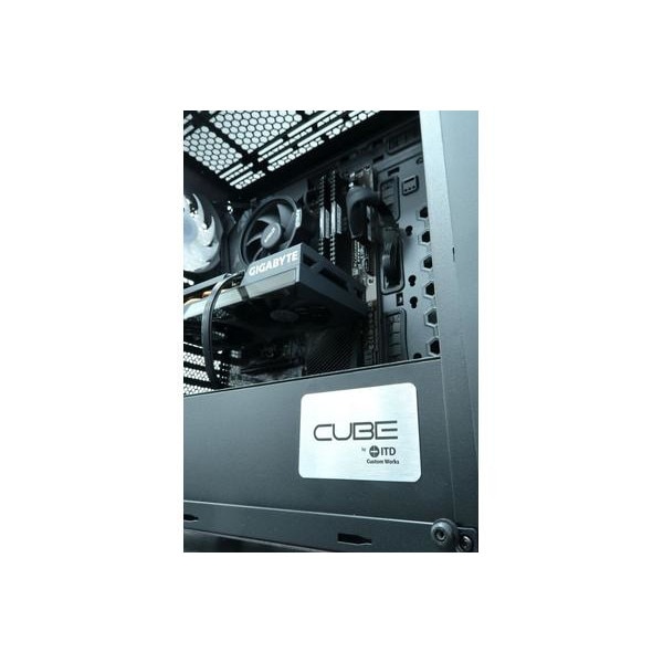 Sistem Gaming Cube 2 by ITD Custom Works, AMD Ryzen 5 5500, 16 GB RAM DDR4, GeForce RTX 3060 ...