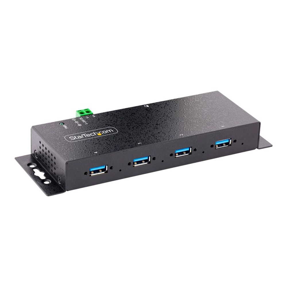 StarTech.com 4-Port Industrial USB 3.0 5Gbps Hub - Rugged USB Hub w ...