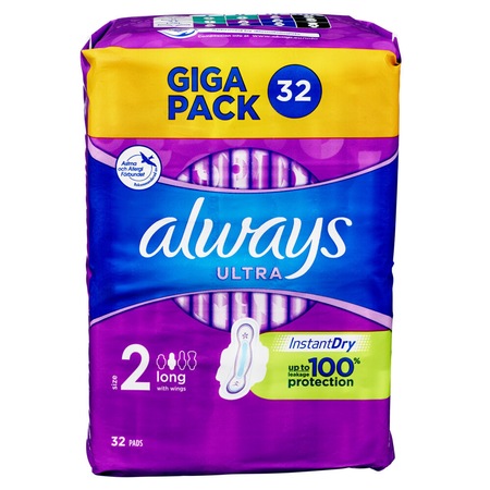 Absorbante Always Ultra Long Nr. 2, 32buc - eMAG.ro