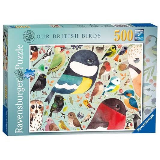 Puzzle Ravensburger 500 de piese - Pasari - eMAG.ro
