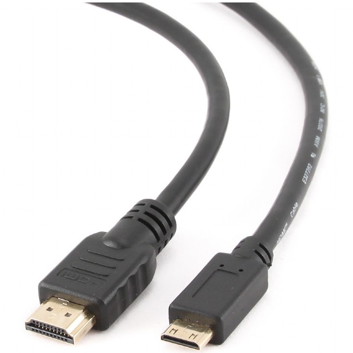 Cablu video Gembird HDMI (T) la Mini-HDMI (Type C)(T), 3m, conectori ...
