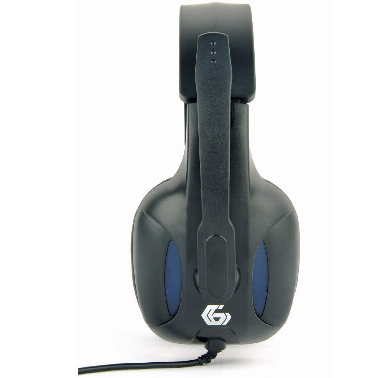 Casti Gembird cu microfon, jack 3.5 mm x 2, Negru - eMAG.ro