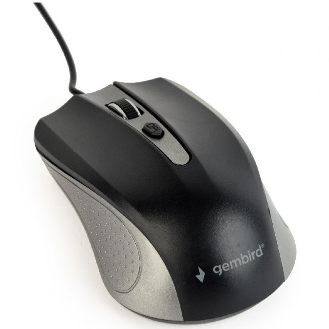 Mouse Gembird, 1200 dpi, Negru / gri, MUS-4B-01-GB - eMAG.ro