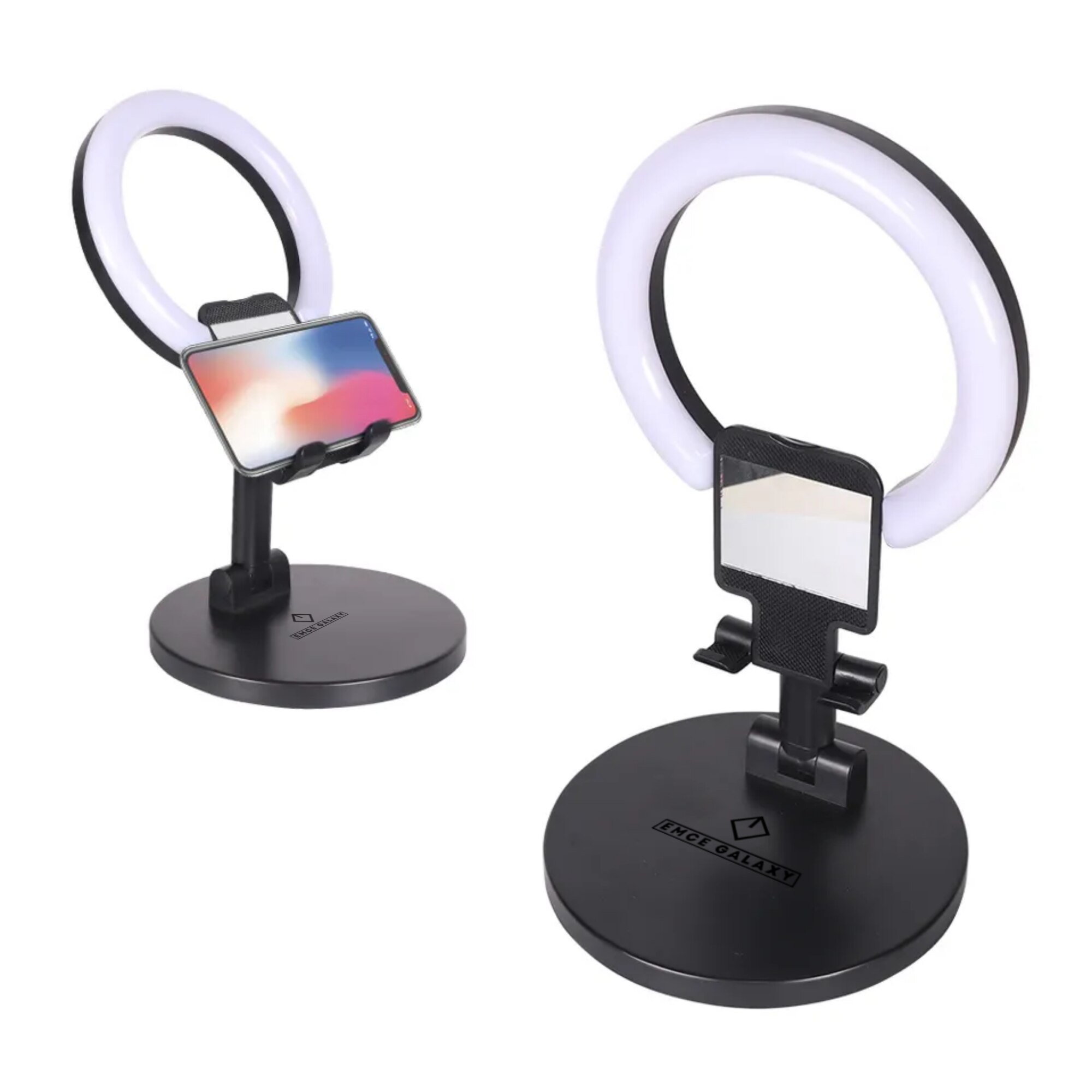 Lampa RingLight cu telecomanda universala Bluetooth, Suport telefon ...