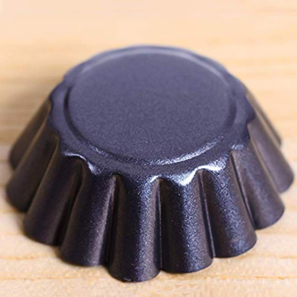 Set 12 forme pentru prajituri, Otel carbon, Negru - eMAG.ro