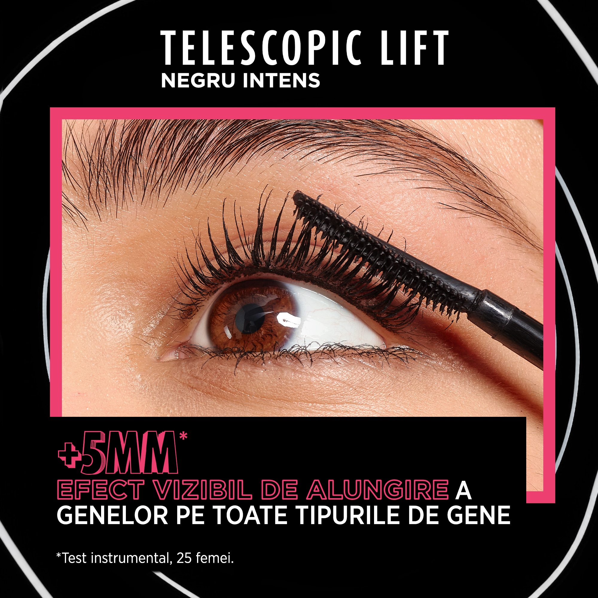 Mascara L'Oreal Paris Telescopic Lift Extra Black, 6.4 ml - eMAG.ro