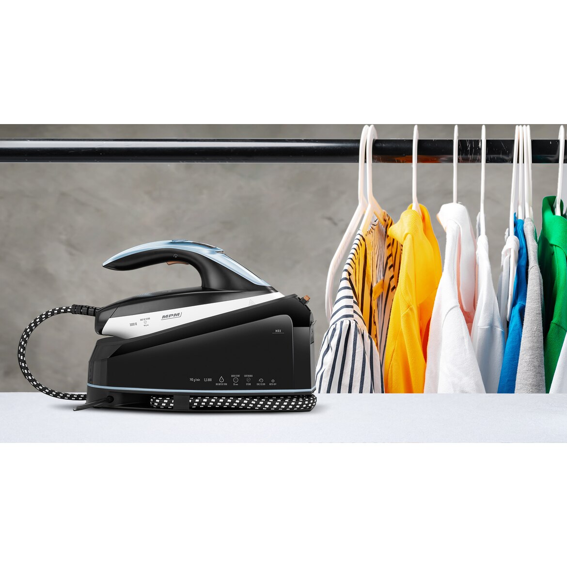 Statie de calcat MPM MZE-23, 3000W, 140 g/min, 5.5 bar, 1.5 l, calcare ...