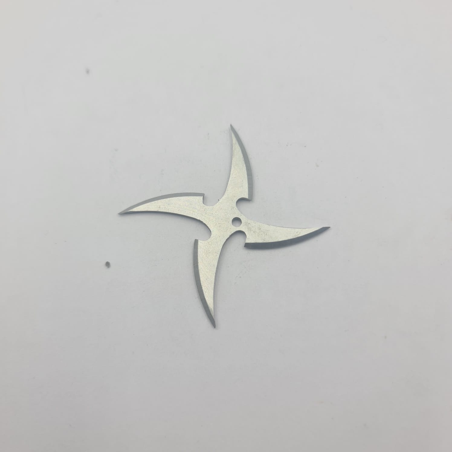 Stea Ninja cu 4 Colturi, Husa Material Textil, 6 cm, Argintiu, Dalimag ...