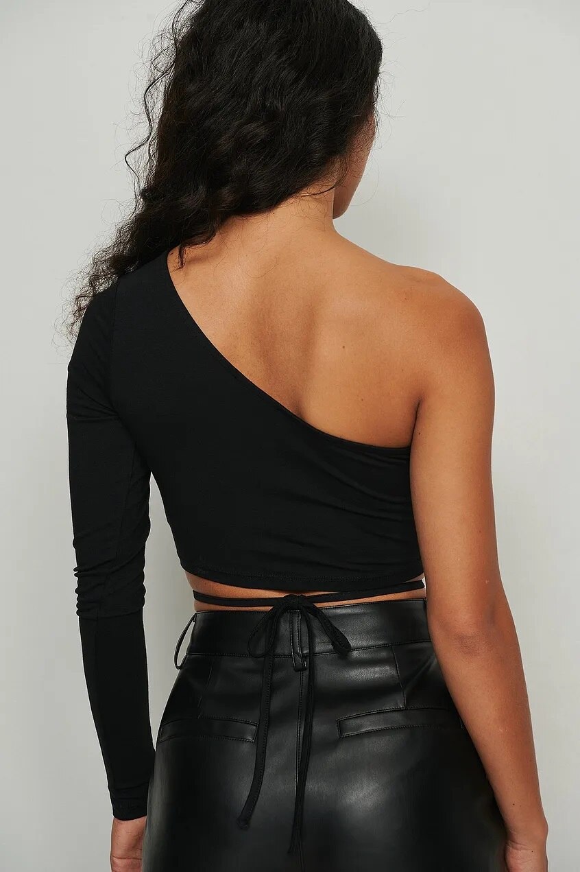 Top One Shoulder Strap, negru, 38 - eMAG.ro