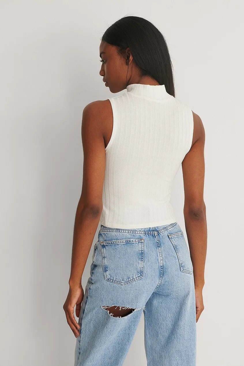 Top Wide Rib Tank, offwhite, 38 - eMAG.ro