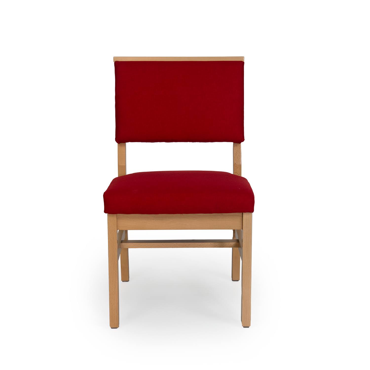 Scaun clasic din lemn, 89x57x49 cm, Rosu - eMAG.ro