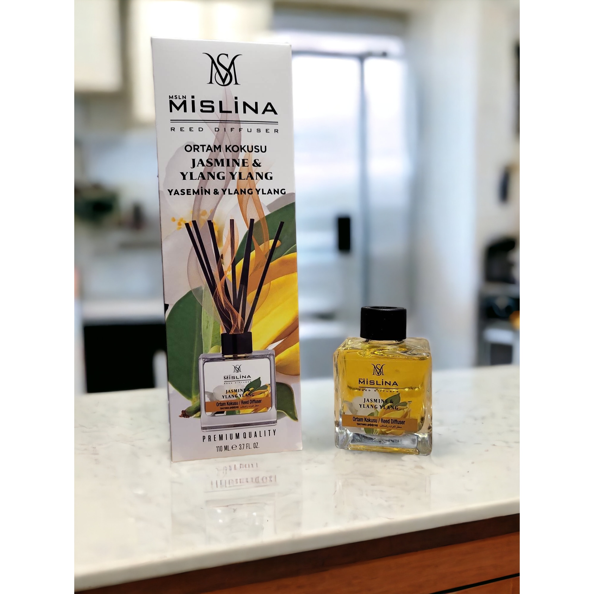 Odorizant de camera cu betisoare, 110 Ml iasomie & YlangYllang - eMAG.ro