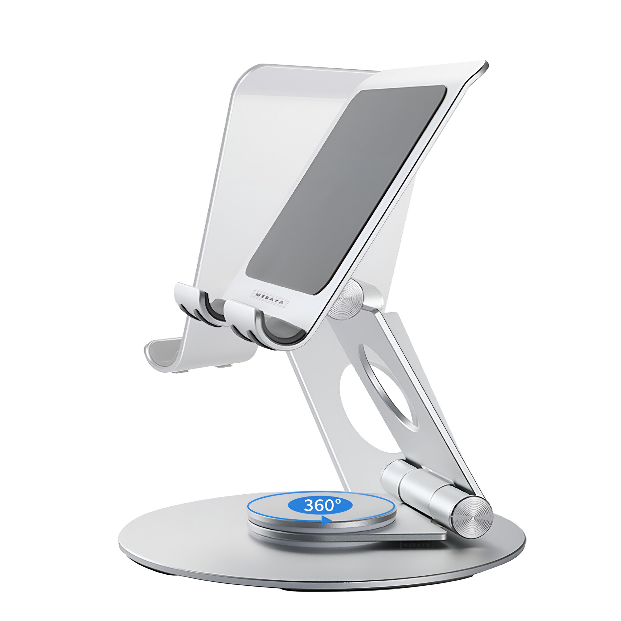 Suport rotativ Medaya, universal, de birou, pentru tableta, iPad ...