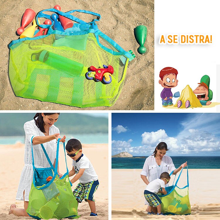 Geanta de plaja, Vaxiuja, pentru plaja, model unisex, Poliester, 45 x ...