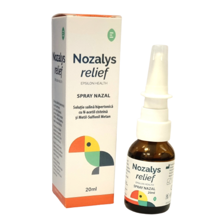 Solutie salina hipertonica, spray nazal, Nozalys Relief, 20ml 20 ml ...