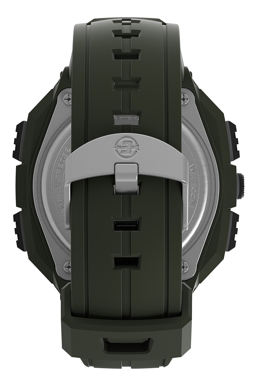 Timex, Ceas digital cu functii multiple 50 MM Expedition, Verde forest ...