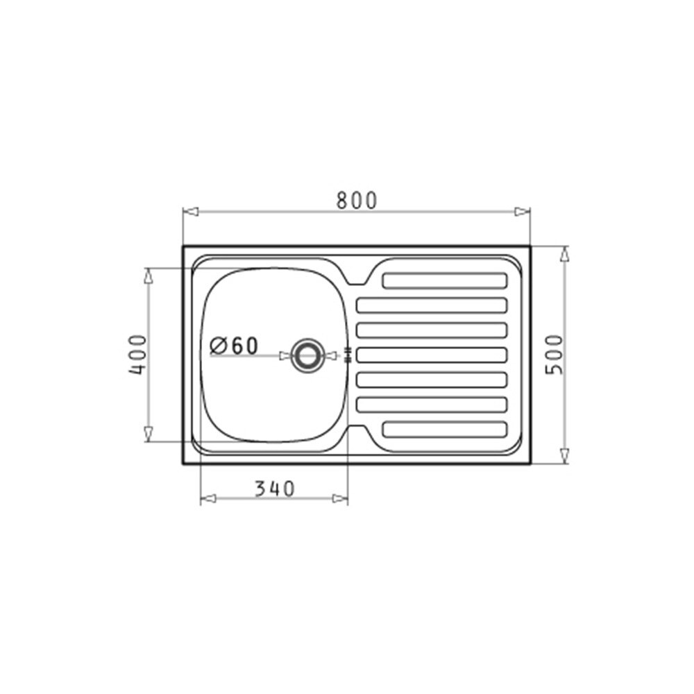 Set chiuveta inox Pyramis INTL si baterie SERENO, 1 cuva 1 picurator ...