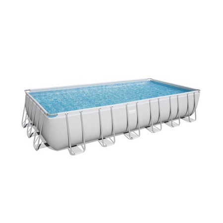 Piscina gradina, Bestway, PVC, 30045 l, 732 x 366 x 132 cm, Alb - eMAG.ro