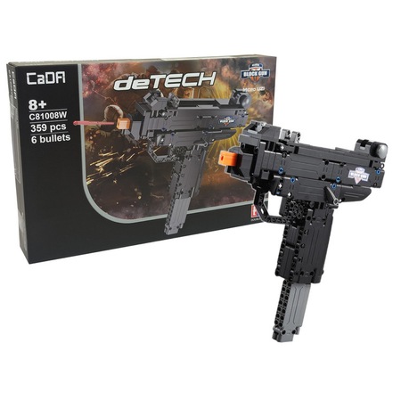 Pistol mitraliera, CADA, 359 bucati, 6 gloante, Varsta 8+ - eMAG.ro