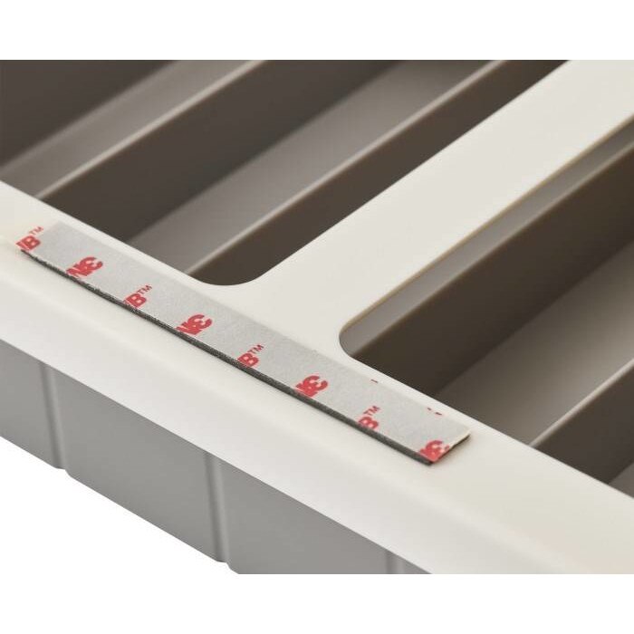 Organizator sertar, Joseph Joseph, Plastic, Gri/Alb - eMAG.ro