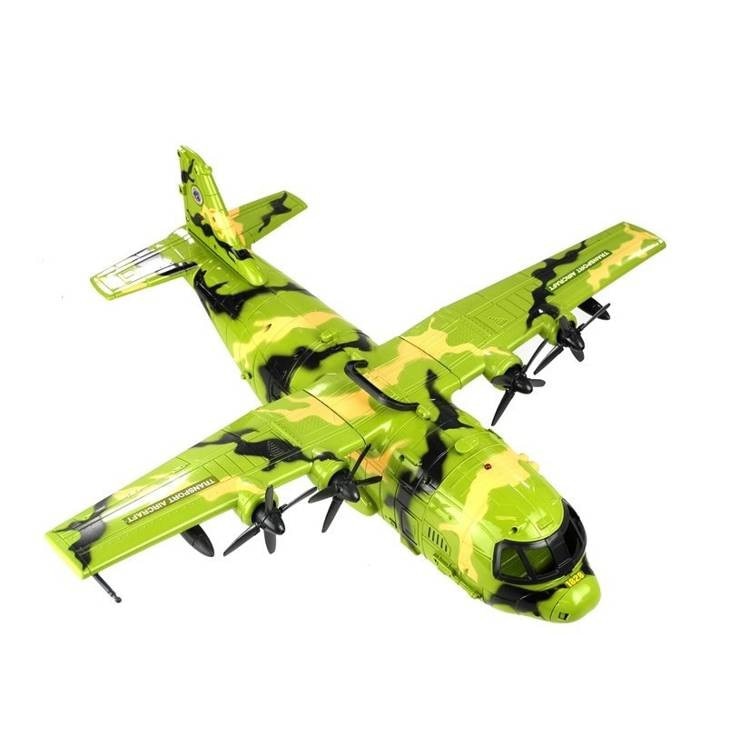 Avion de jucarie cu soldatei Import LeanToys, 3+ ani, Verde - eMAG.ro