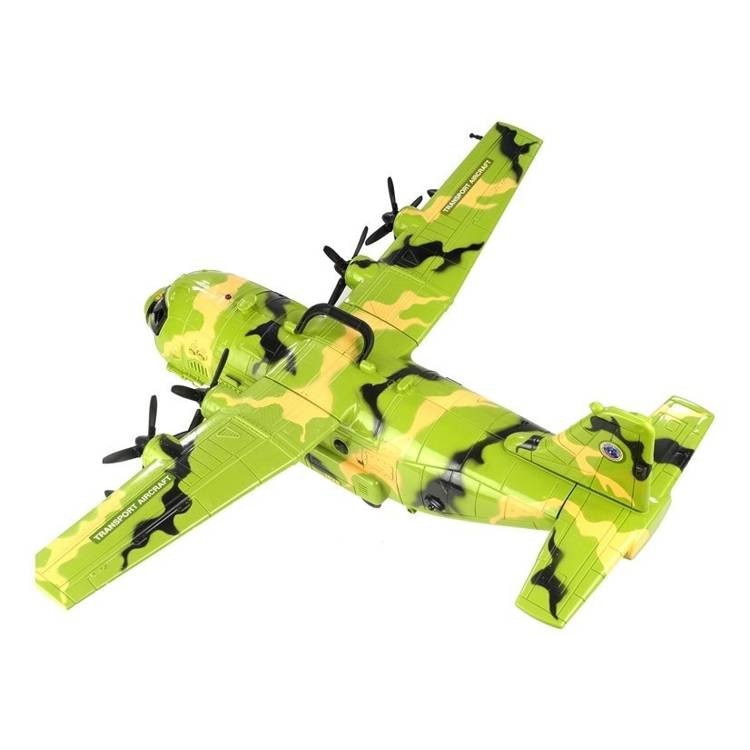 Avion de jucarie cu soldatei Import LeanToys, 3+ ani, Verde - eMAG.ro