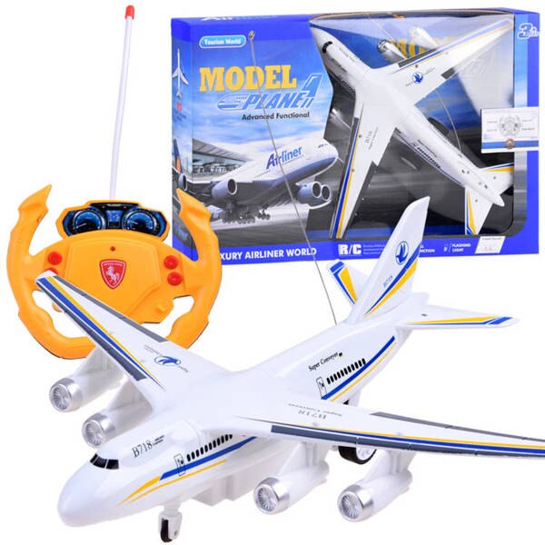 Avion cu telecomanda, Jokomisiada, 3 ani+, Multicolor RC0609 - eMAG.ro