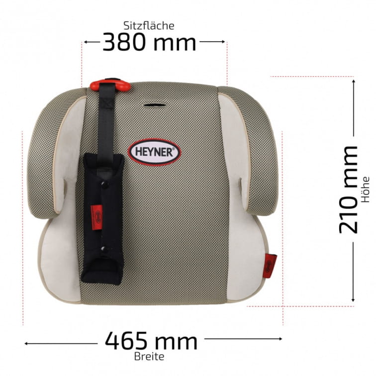 Inaltator auto copii Ergo, Heyner, 15-36 kg, 465 x 210 mm, Bej/Gri ...