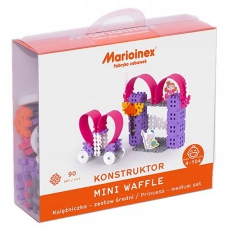 Set 90 blocuri constructie Princess, Marioinex, 18.5 x 16 x 8 cm ...