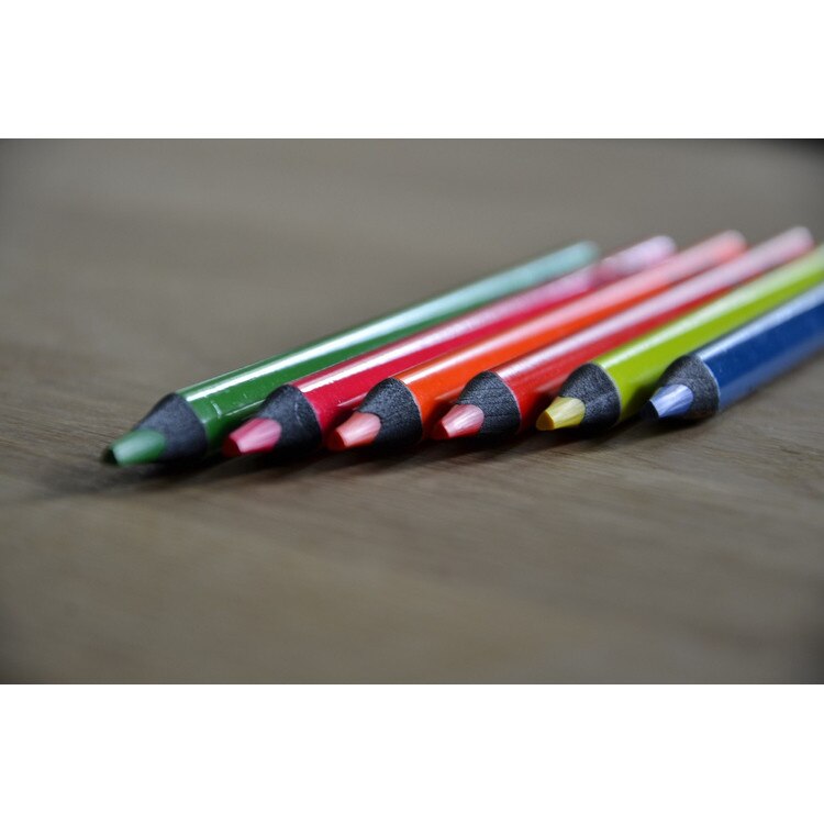 Creioane colorate Jumbo Fluo, Apli Kids, 17.5cm, 3+ ani, Multicolor ...