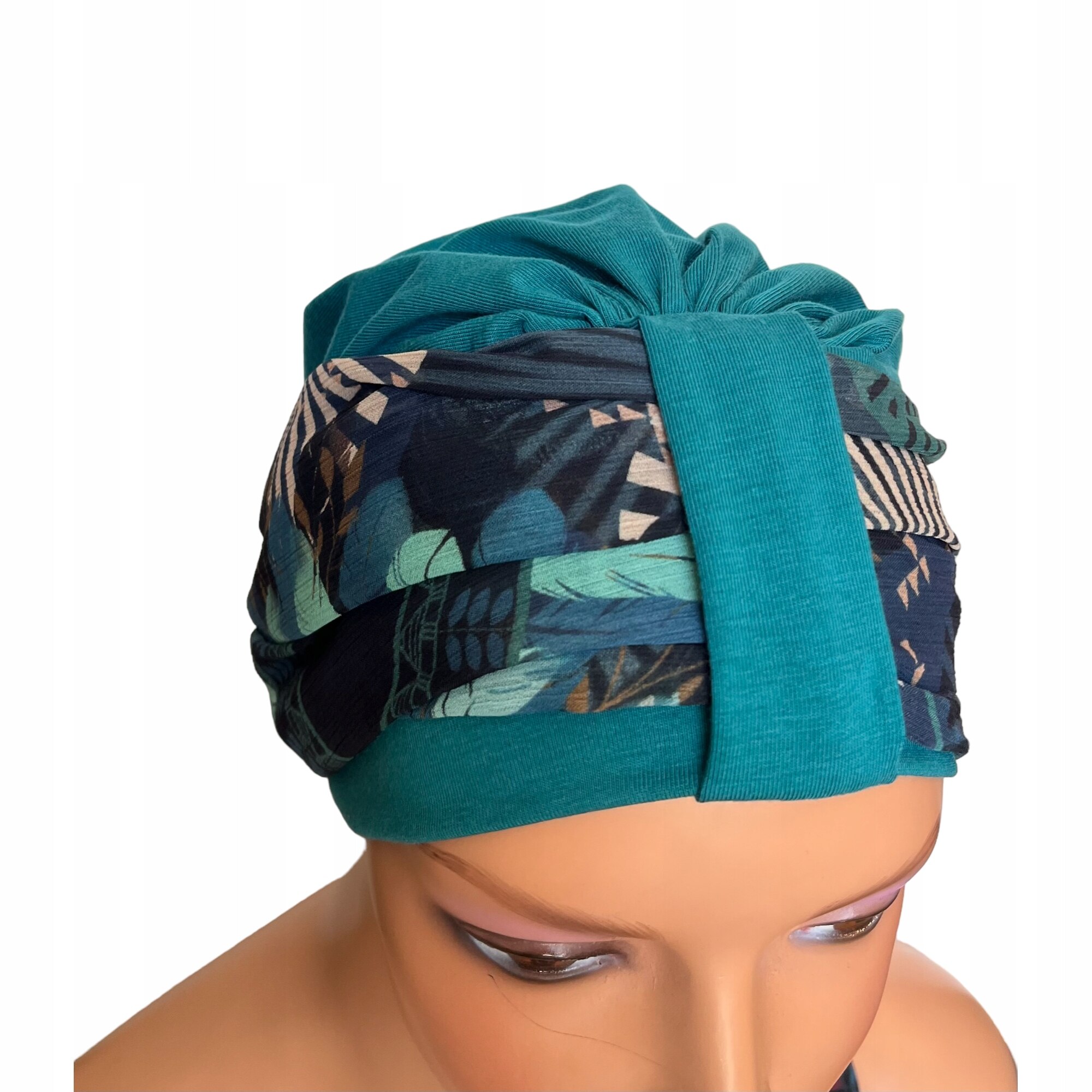 Turban Boho, Fibra de bambus, One Size - eMAG.ro
