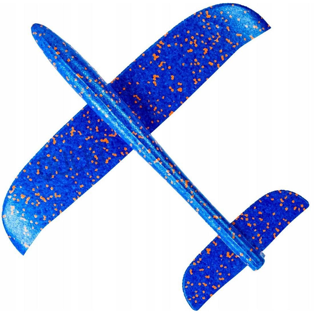 Avion planor copii, Madek, Iluminare LED, 47cm, Albastru, 3+ - eMAG.ro