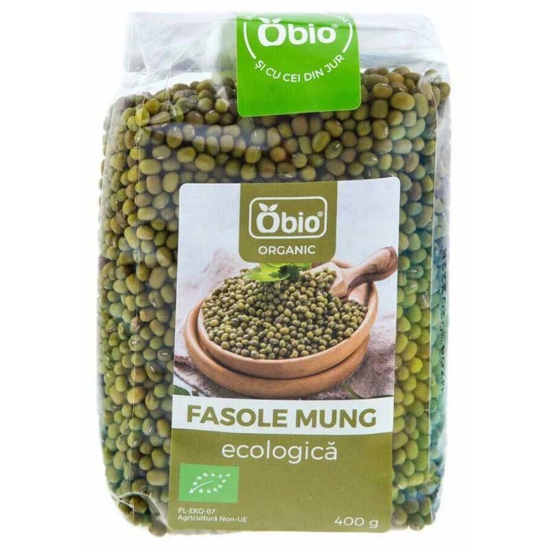 Fasole Mung Bio 400 grame Obio - eMAG.ro