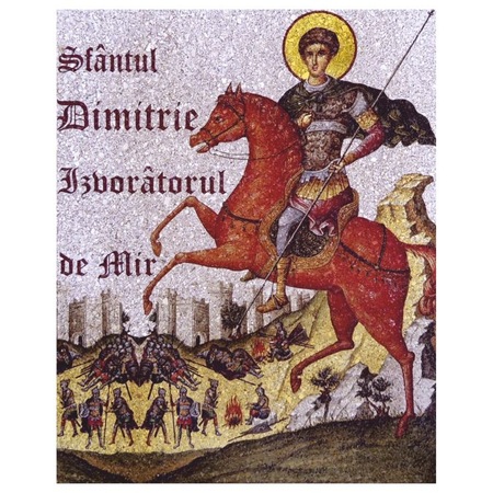 Icoana pe Coaja de Ou, Ecoart Movement, Sfantul Dimitrie-Izvoratorul de ...