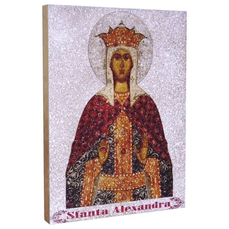 Icoana pe Coaja de Ou, Ecoart Movement, Sfanta Alexandra Imparateasa ...